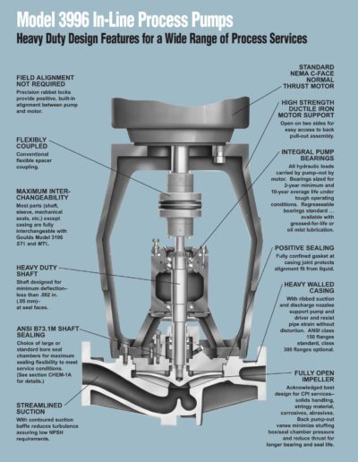 ITT Goulds Pump Model 3996 – ANSI In-Line Process Pump - Edelmann ...